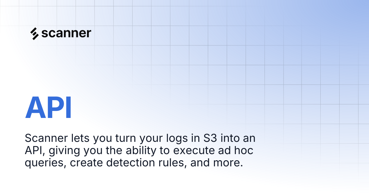 API | Scanner